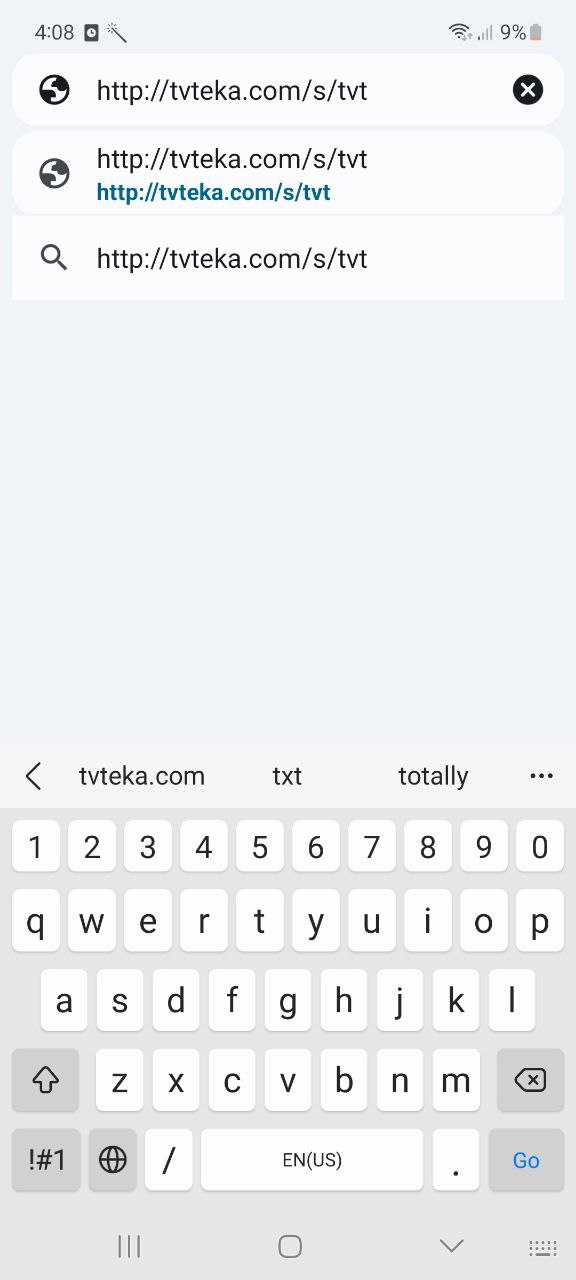 Watching on Android tablet or phone — TVteka